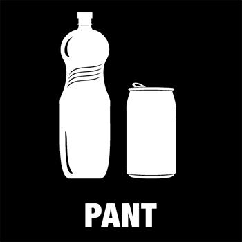 Kontursnitt piktogram for sortering | Piktogram avfall